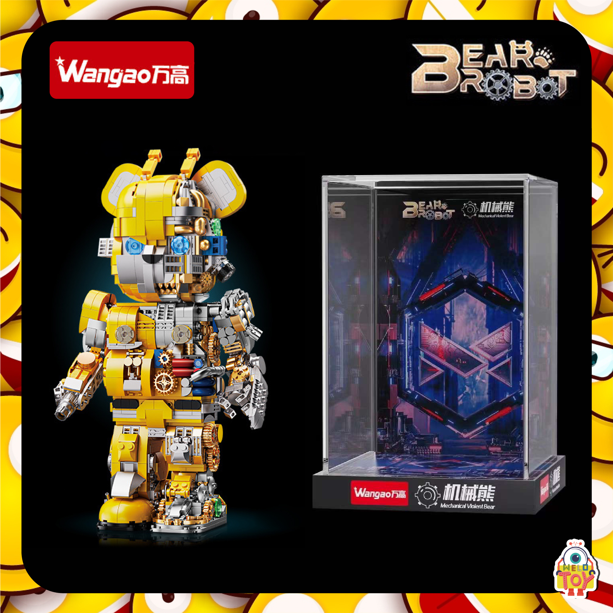 ตัวต่อ 188005 BUMBLEBEE BEAR ROBOT บับเบิ้ลบี โรบอร์ท แบบริคครึ่งโรบอท ...