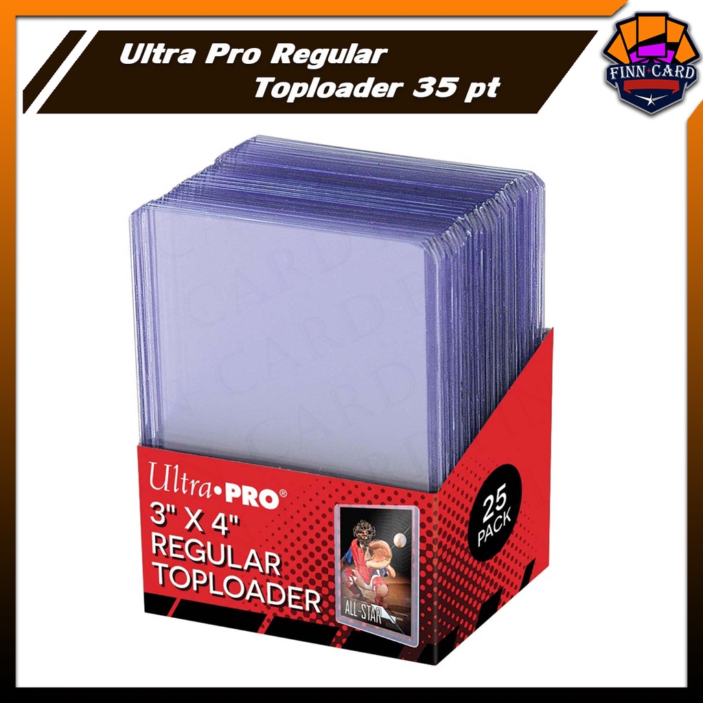 Ultra Pro 3" X 4" Regular Toploader สำหรับใส่การ์ด35pt (สินค้าพร้อมส่ง ...