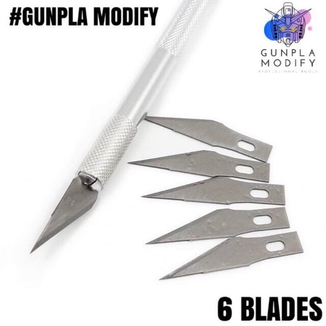 Modeler Knife มีดสำหรับงานโมเดล ด้ามจับอลูมิเนียม | Lazada.co.th