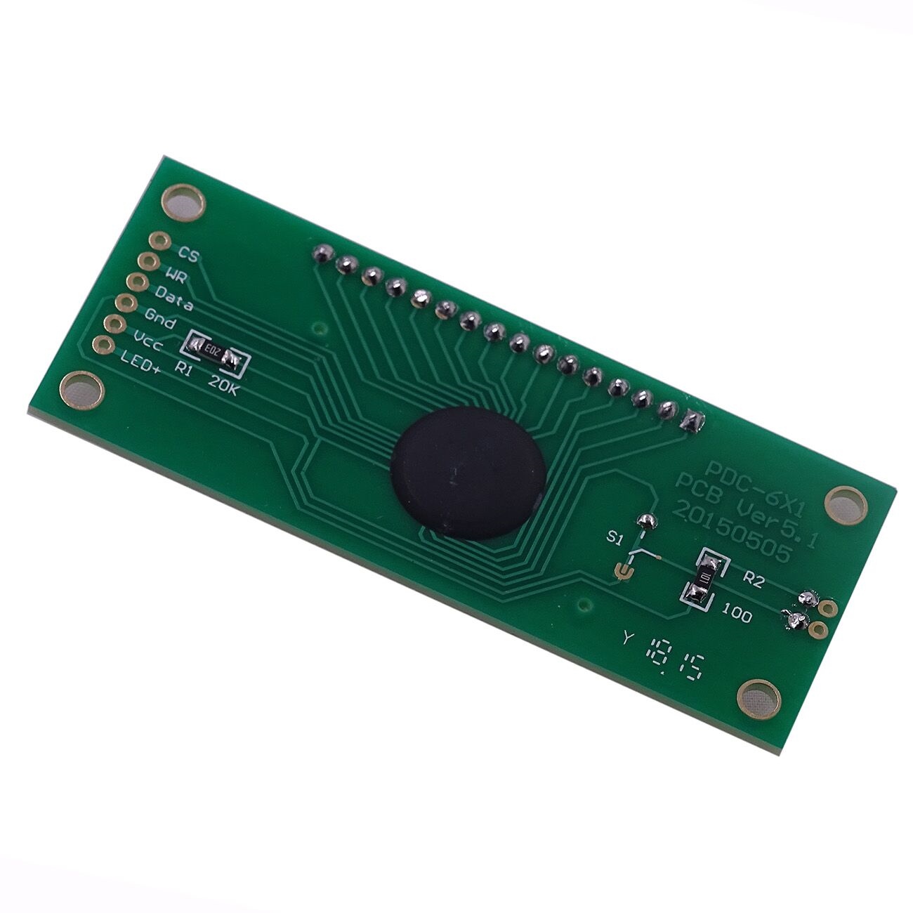 LCD Module 2.4 inch 6 Digit 7 Segment LCD Display Module HT1621 LCD ...