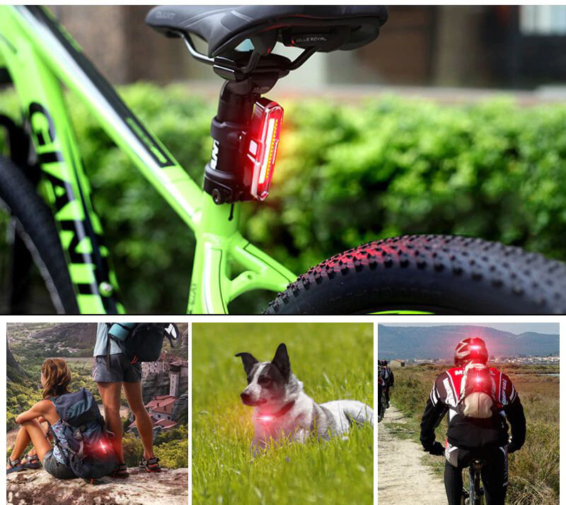 ไฟท้ายจักรยานแบบสองสี ชาร์จ USB GOOFY X7505 - Thai Bike - ThaiPick