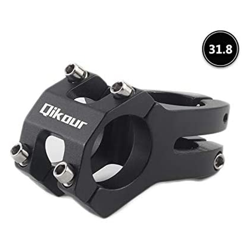 Qikour Bike Stem Short Bicycle Stem Handlebar Riser Extender for Road ...