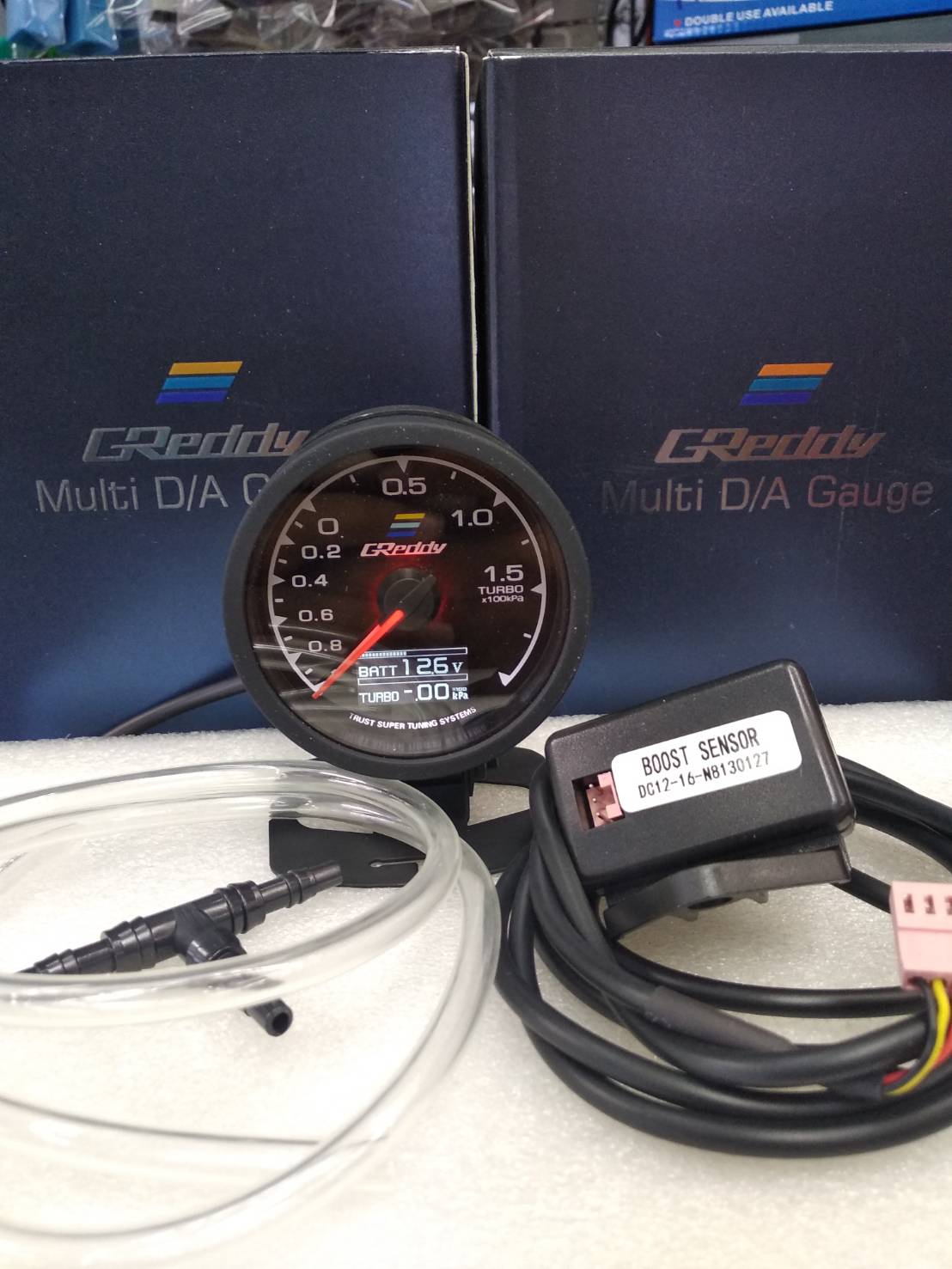 เกจวัดBoost ไฟฟ้า Greddy 2 in 1 สามารถวัด ฺBoost และ volt ได้ ตัวหน้า ...