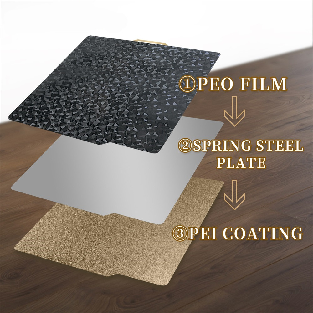 Bambu Lab X1สร้างแผ่น257X257Mm Peipepeo เคลือบเรียบพื้นผิวสปริงยืดหยุ่น ...