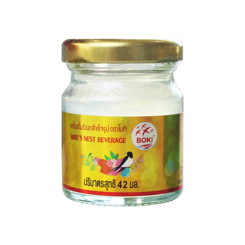 BOKI เครื่องดื่มรังนกสำเร็จรูป คลาสสิค (42mlx3) 4 กล่อง รังนกเพื่อ ...