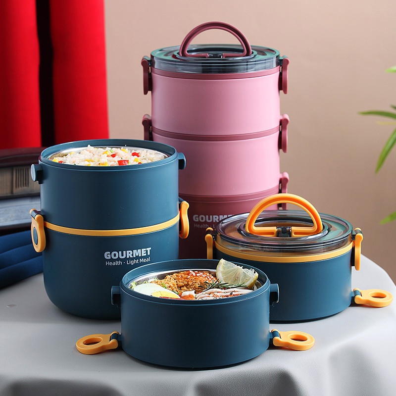 Multifunctional Leak Proof Thermal Insulation Lunch Box Multi Layer ...