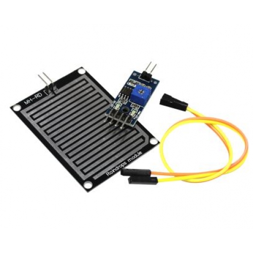 เซนเซอร์น้ำฝน ความชื้น Rain / Water Detection Sensor Module พร้อมสายไฟ ...
