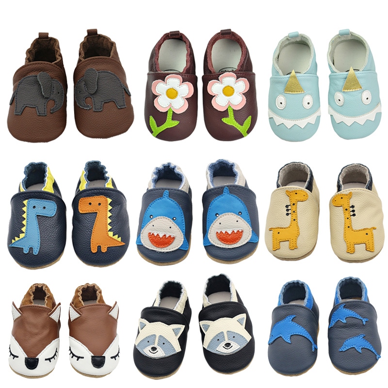 2022 Baby Shoes Soft Cow Leather Bebe Newborn Booties for Babies Boys ...
