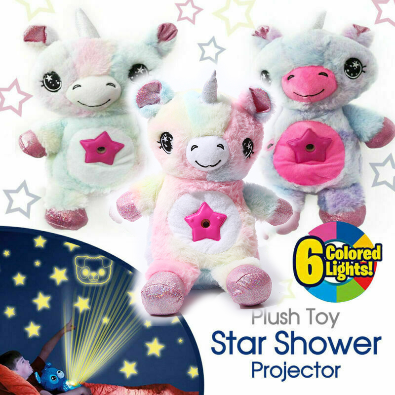 ของเล่นStuffed Animal Night Light Projector Plush Toys With Light ...