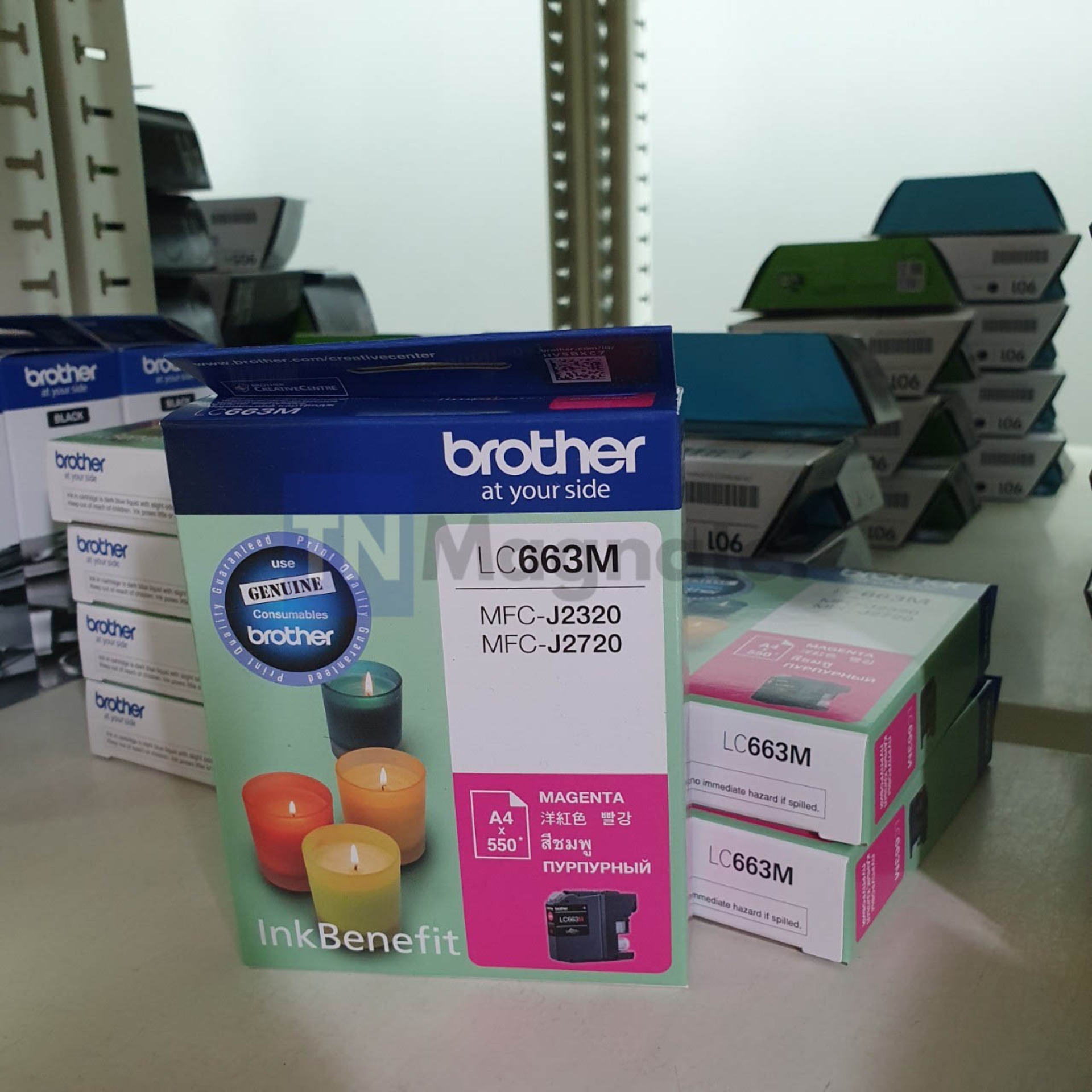 [หมึกพิมพ์] Brother LC 663 M Ink Cartridge สีม่วงแดง - 3 กล่อง - TNM ...