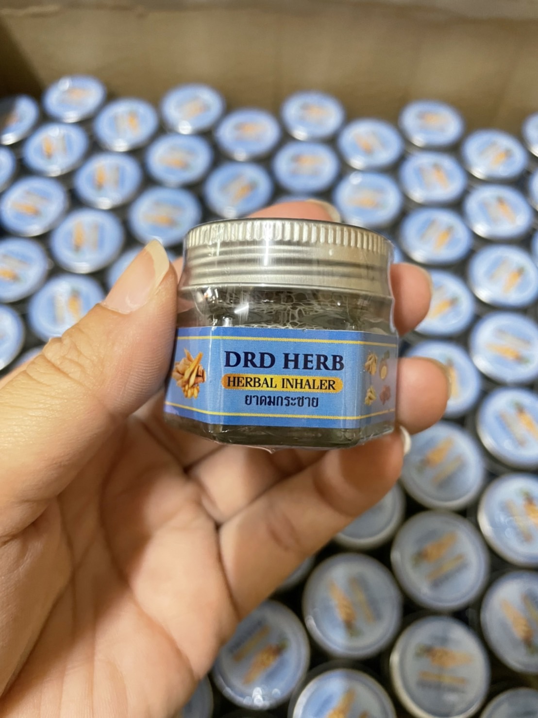 DRD Herb ดีอาร์ดี เฮิร์บ สูดดม เครื่องหอม กระชายหอม ลดกรด ไหลย้อน หอมสดชื่น กลิ่นหอมกระชาย ขิง ...