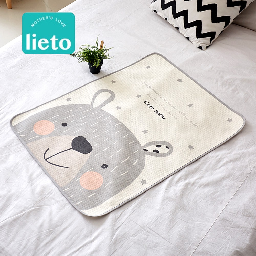 Lieto ผ้าปูรองฉี่เด็ก ผ้ารองที่นอนเด็กแบบกันน้ำ Organic Cotton 100 ลาย ...