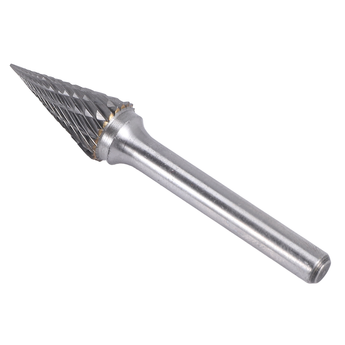Tungsten Carbide Burr Pointed Cone Shape Double Cut Rotary Burrs File ...