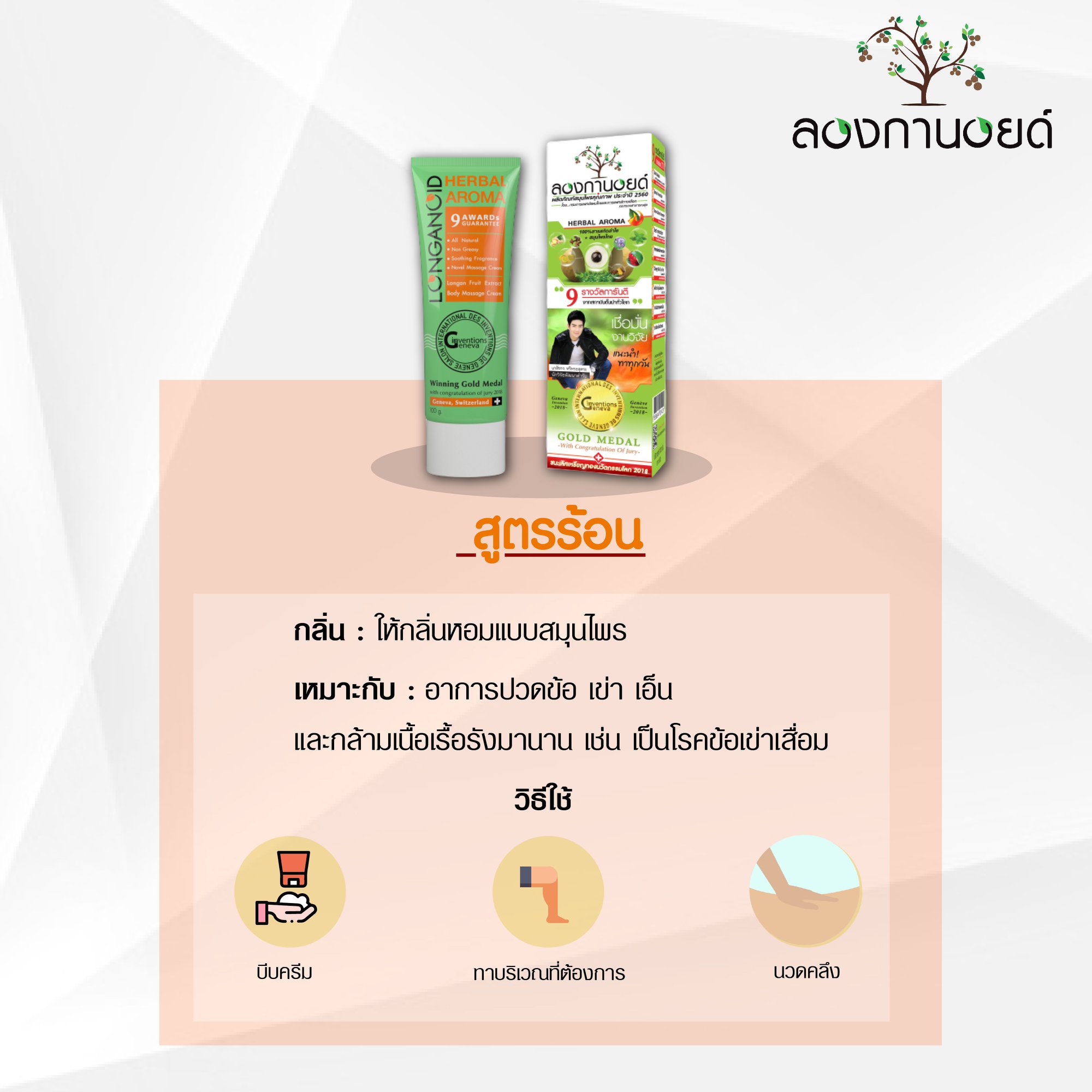 (2 หลอดใหญ่)ราคาส่ง ถูกที่สุด Longanoid Warm Big size หลอดใหญ่ ขนาด 100 ...