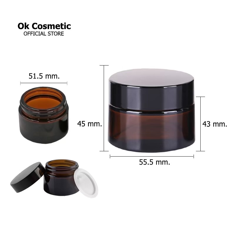 ขวดแก้วใส 30มล ขวด 30 cc ขวดแก้ว ฝาโลหะ (12ใบ) บรรจุภัณฑ์ - ร้านTnoy Package - ThaiPick