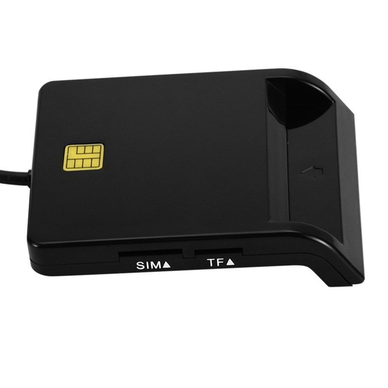 USB SIM Smart Card Reader for Bank Card IC/ID EMV SD TF MMC Card ...