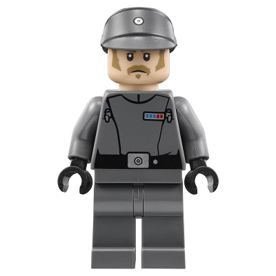 LEGO Minifigure Imperial Recruitment Officer (Chief / Navy Captain ...