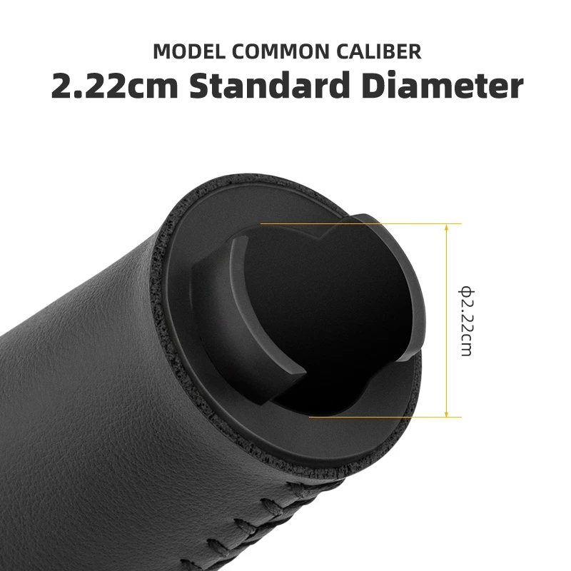 Bicycle Handlebar Aluminium AlloySilica Gel Leather Shockproof Bike ...