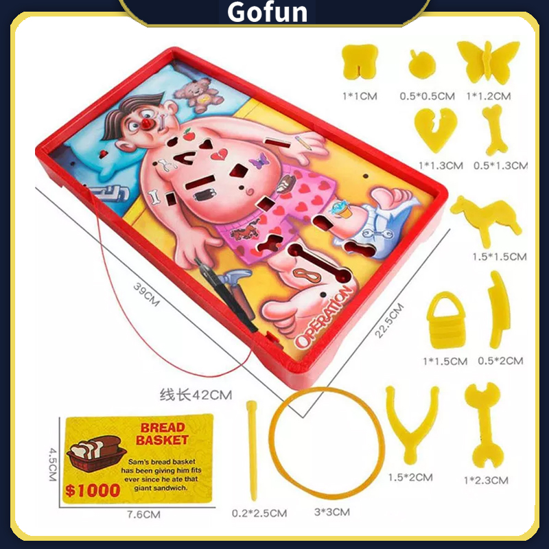 Classic Operation Board Game - บอร์ดเกม For Family Party Game Ages 6 ...