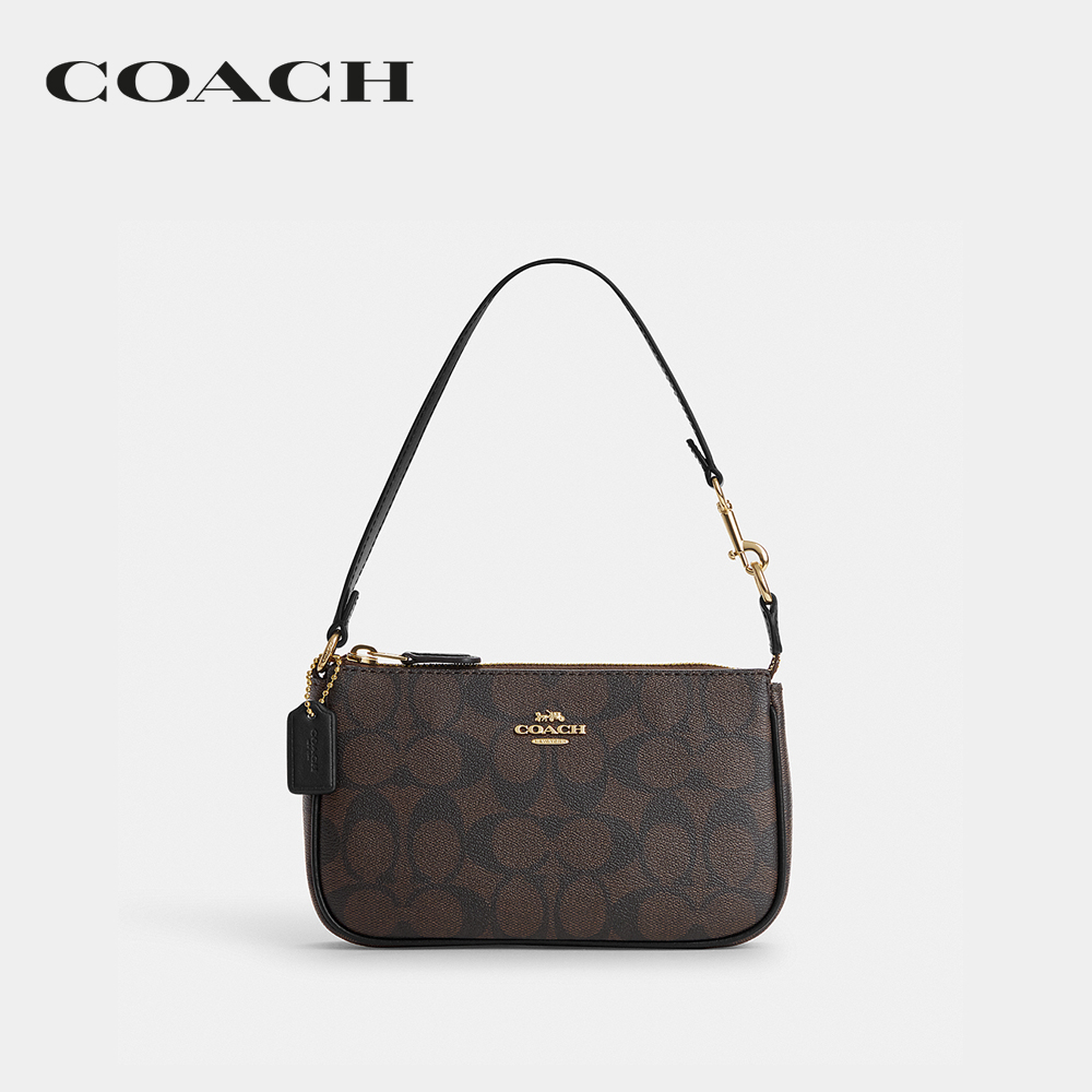 COACH กระเป๋าคล้องมือผู้หญิงรุ่น Nolita 19 In Signature Canvas C3308 ...
