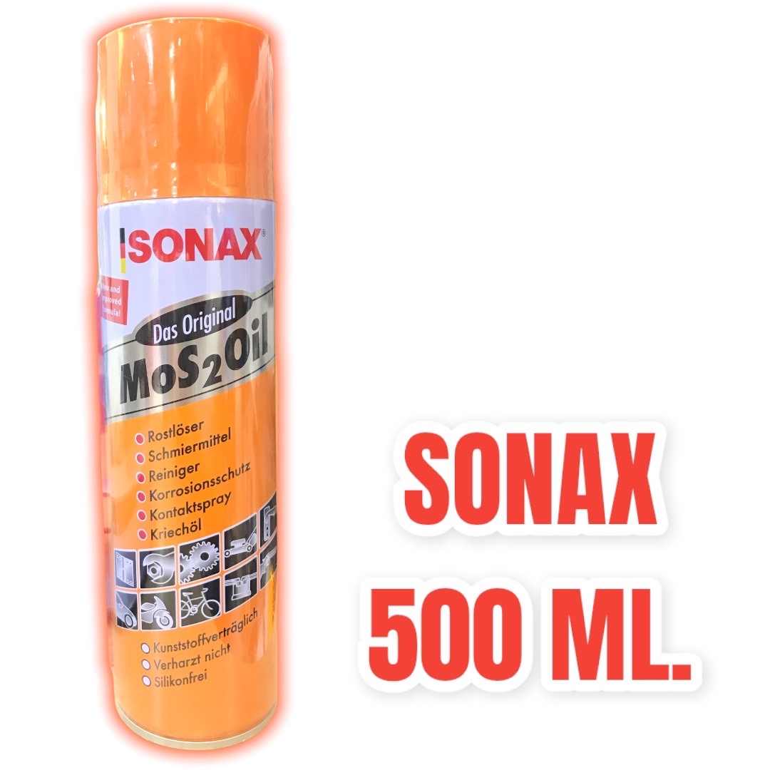 SONAX 500ML ขวด น้ำมันครอบจักรวาล น้ำมันหล่อลื่น น้ำมันอเนกประสงค์ ขนาด 500ML ราคาต่อ 1 กระป๋อง ...
