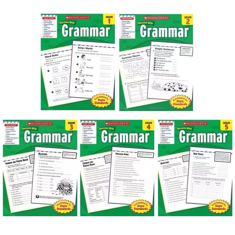 Scholastic success with grammar, Grade1-5 - kidsbookcm - ThaiPick