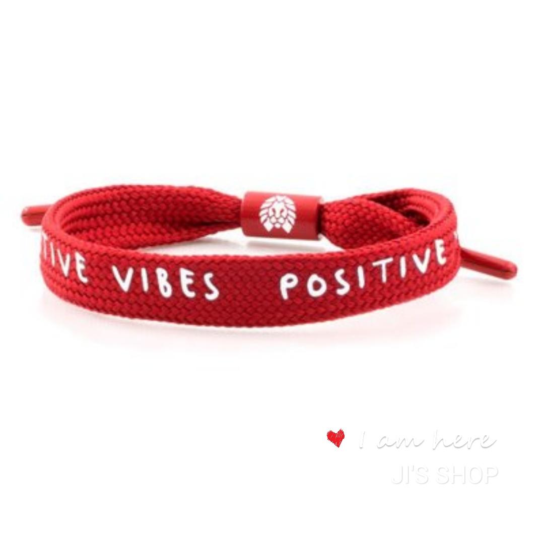 Rastaclat- PositiveVibes (RED) , little lion bracelet สร้อยข้อมือสิงโต ...