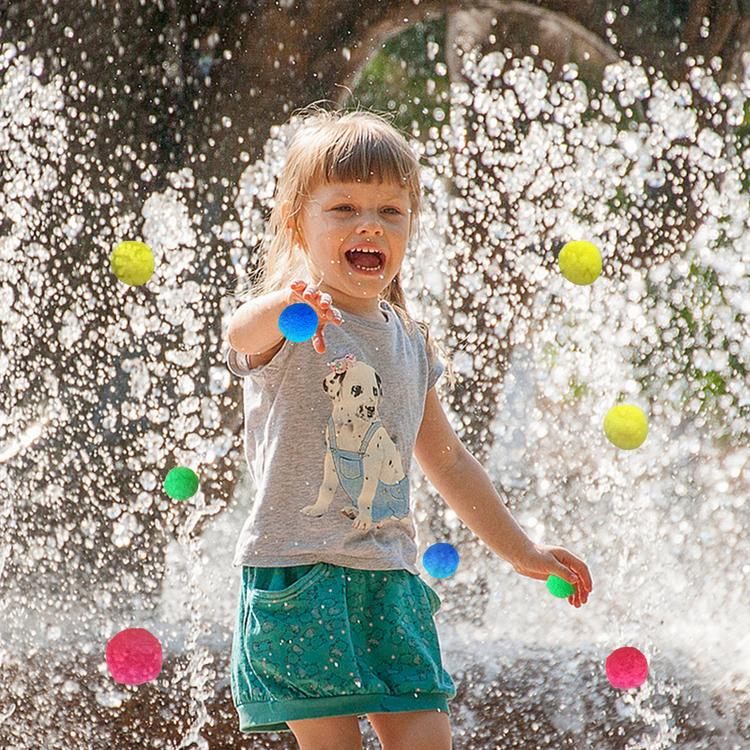 Water Splash Balls Water Soaker Balls for Outdoor Toys and Games Lawn ...