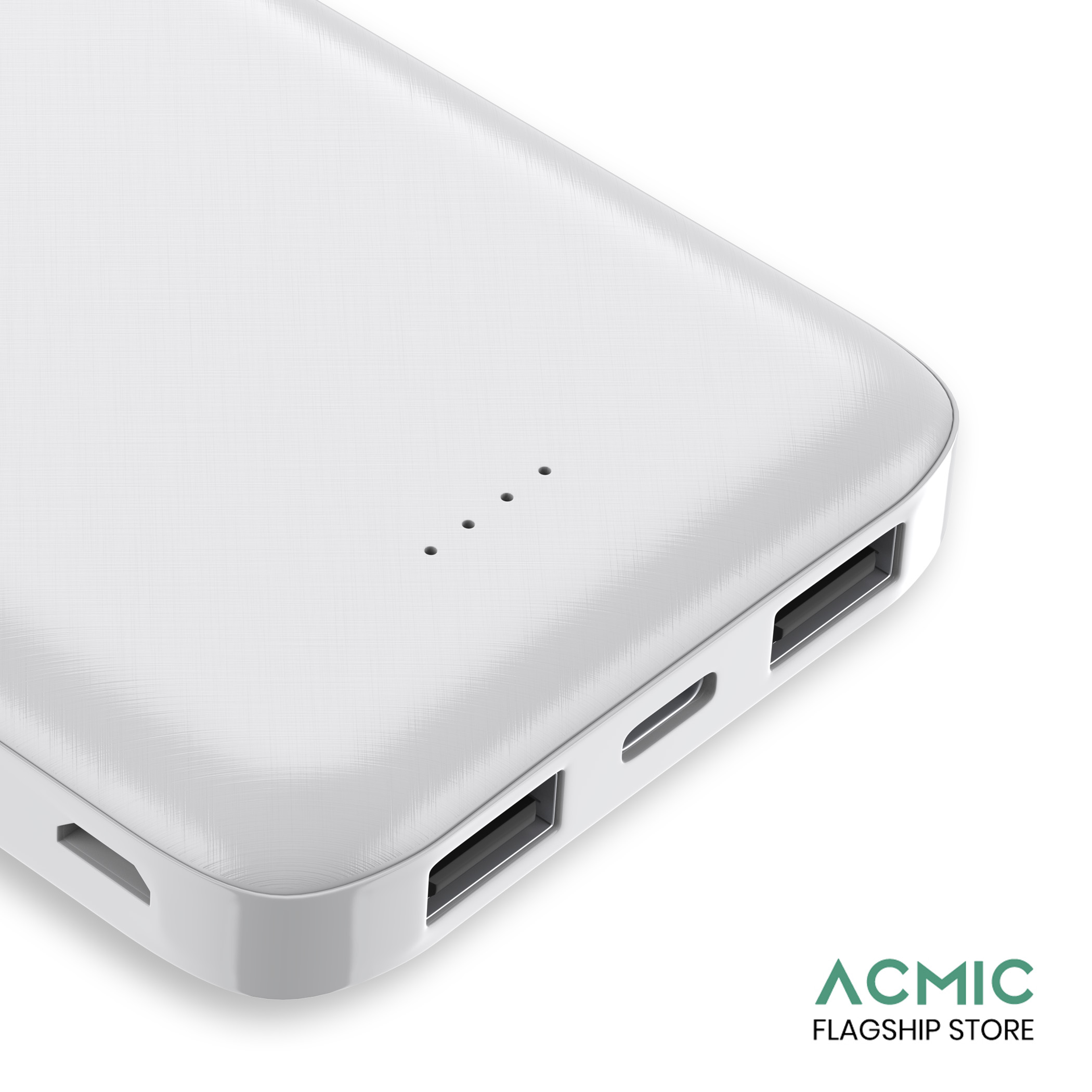 ACMIC A10 Powerbank 10000 mAh พาวเวอร์แบงค์พกพา น้ำหนักเบา ทนทาน ของแท้ ...