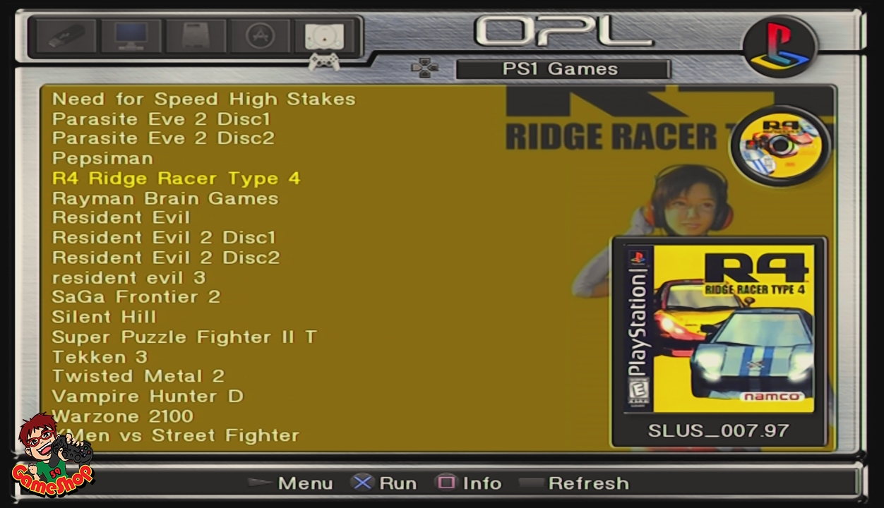 รวม 44 เกมฮิตของ PS1 แฟลชไดร์ฟแท้เกมสำหรับใช้คู่กับเมมบูท OPL PS2 เล่นบนเครื่องเพลย์ทูเท่านั้น ...