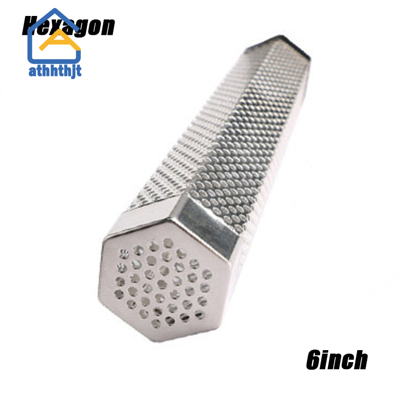 BBQ Grill Stainless Steel Smoker Tube Wood Pellet Cold Smoking Box ...