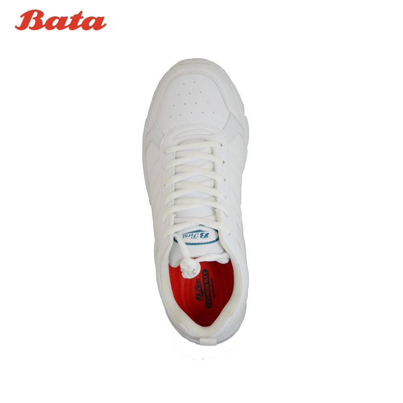 BATA B-First SCHOOL SPORTS WHITE PVC รองเท้านักเรียน แบบเชือก สีขาว ...