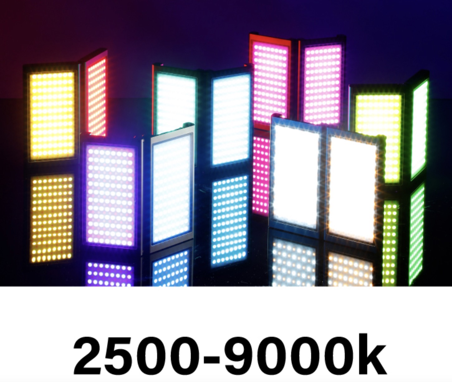 Folding rgb fill light led photography light handheld portable full ...