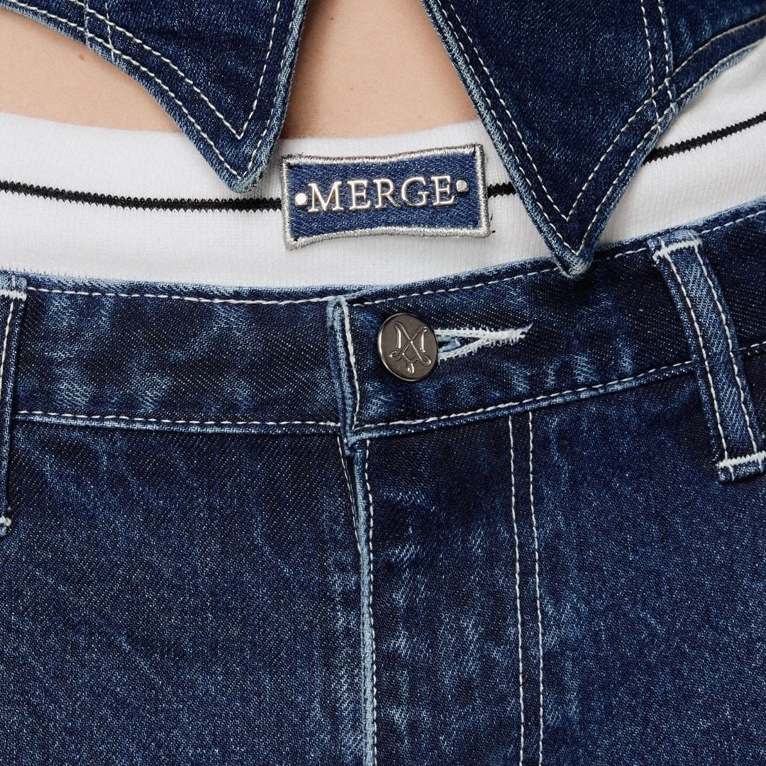 Merge Official - Brio Denim Shorts (พร้อมส่ง) - Merge.official - ThaiPick