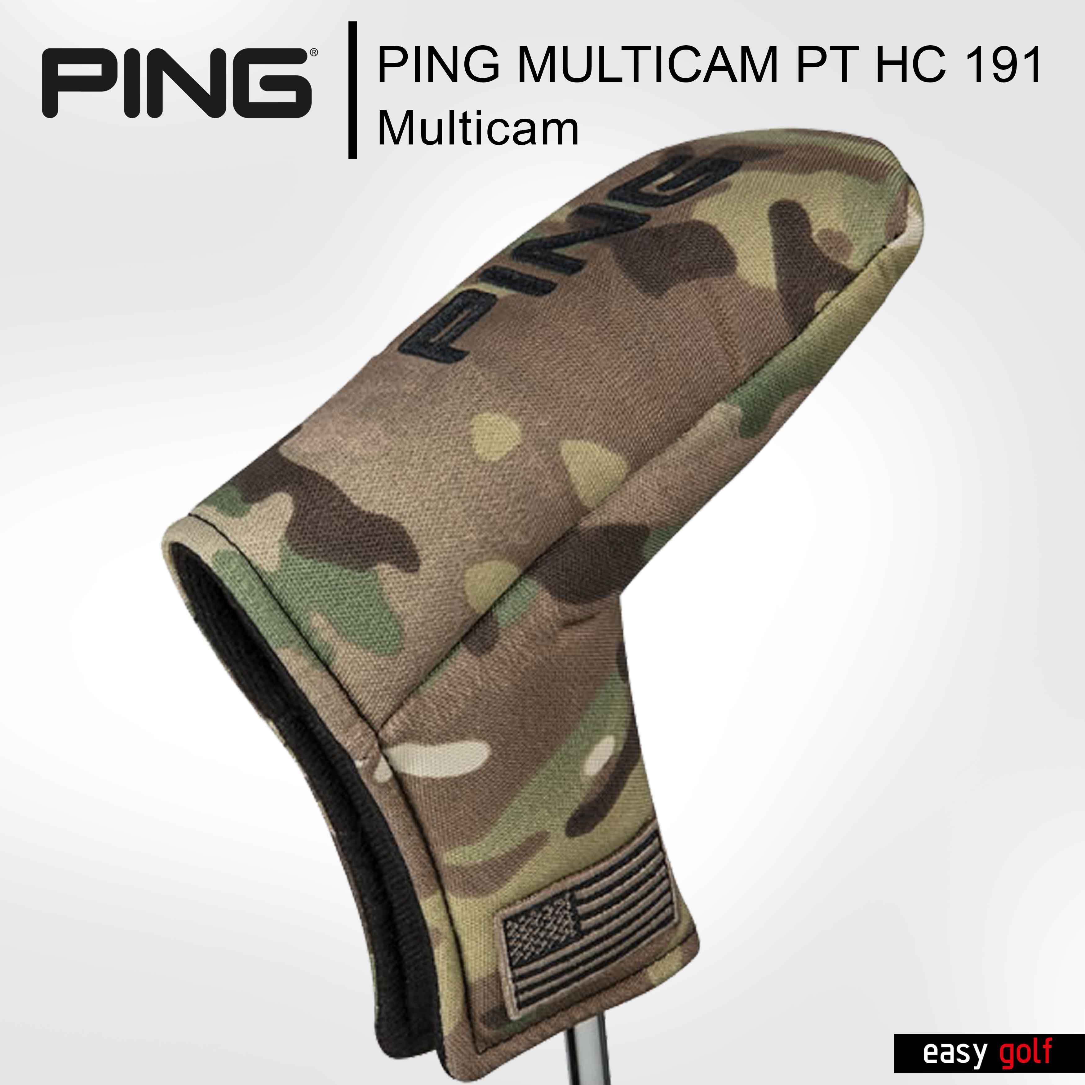 PING HEAD MULTICAM BLADE PUTTER COVER 191 PING HEAD COVER 191 ปลอกหัว ...