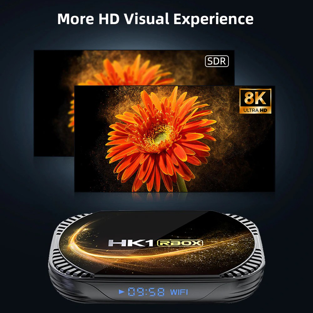 สุดยอดกล่องแอนดรอยด์ทีวี 8K แรงที่สุดแห่งปี 2022 Android TV Box HK1 ...