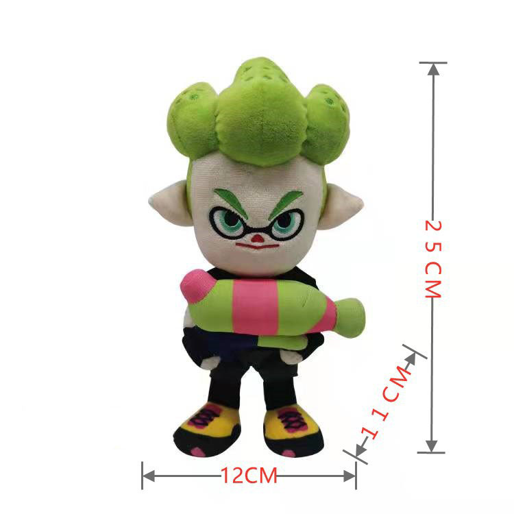 CWNew Splatoon Plush ของเล่นอะนิเมะตุ๊กตา Splatoons 2 NS Ika Musume ...