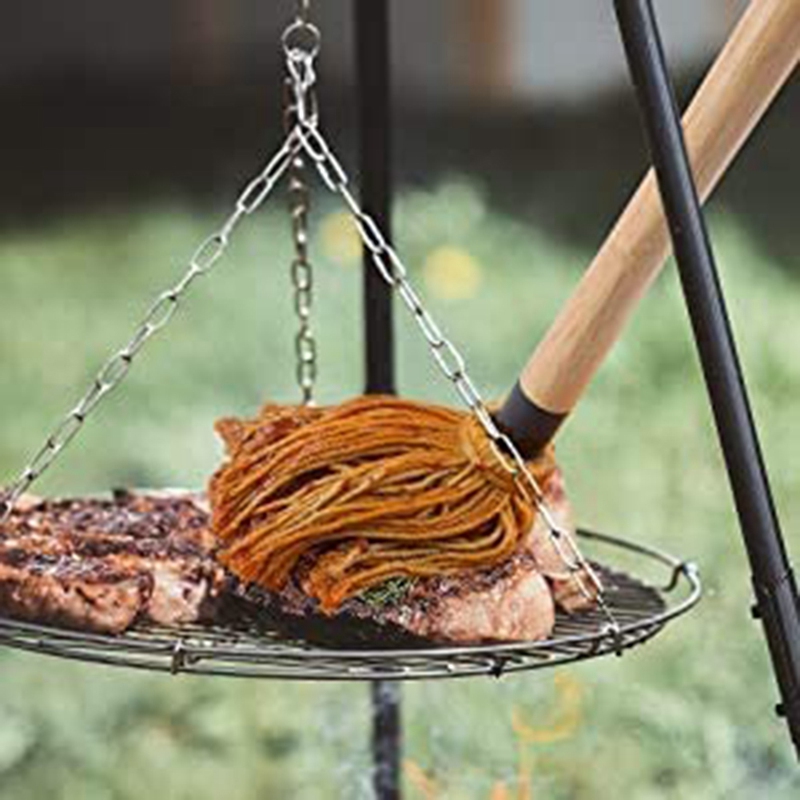Barbecue BBQ Brush Basting Mop with Wooden Handle Grilling Smoking ...