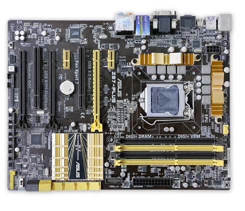 เมนบอร์ด MAINBOARD (เมนบอร์ด) 1150 ASUS Z87 PLUS DDR3 MAX RAM 32G สภาพใหม่ๆ มีฝาหลัง พร้อมใช้งาน ...