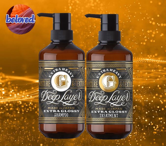 Deep Layer Extra Glossy Shampoo 500800 mlTreatment 470800 g แชมพู ทรีทเม้นท์ สำหรับผมแห้งเสีย ...