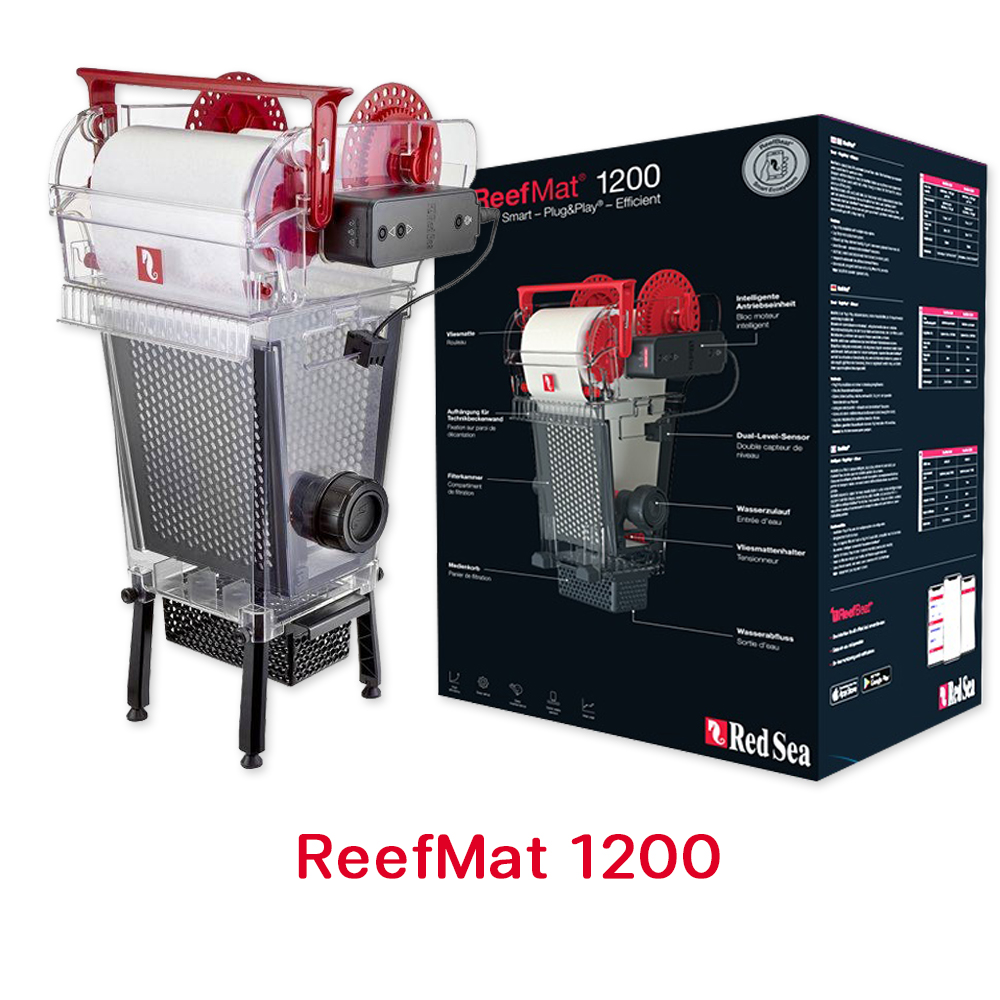 RedSea ตัวกรองลูกกลิ้งอัจฉริยะที่ทำงานอัตโนมัติ ReefMat 500 , ReefMat ...