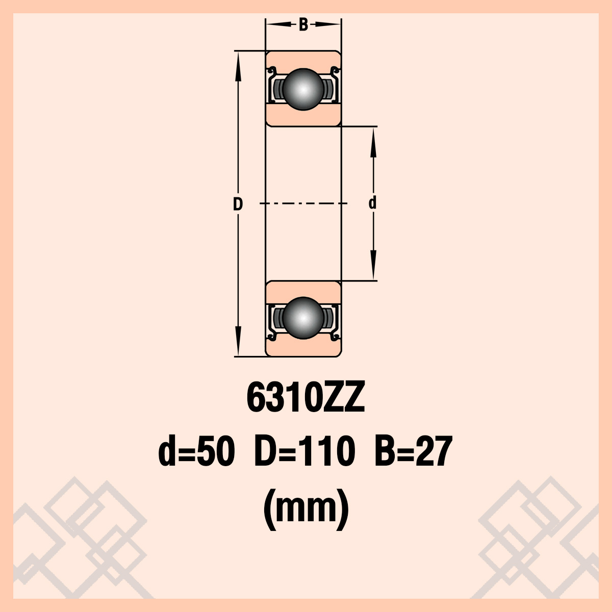 6306ZZ 6307ZZ 6308ZZ 6309ZZ 6310ZZ KMB ตลับลูกปืนเม็ดกลม ฝาเหล็ก 2 ข้าง ...