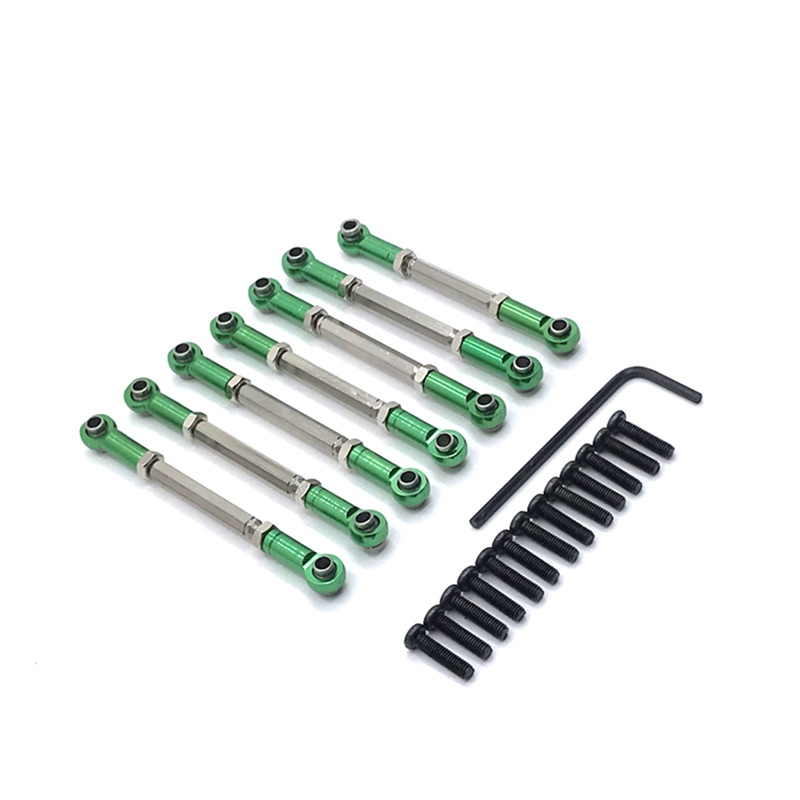 [COD][จัดส่งฟรี]Metal Linkage Servo Pull Rod Steering Tie Rod Set for ...