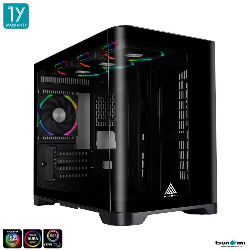 TSUNAMI ADVENTURE Z PRO CURVE (ATX) Case Panorama Gaming Case with 1266 ...