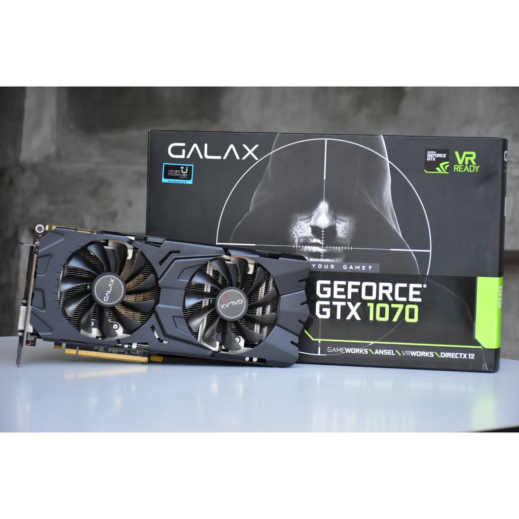 การ์ดจอ GALAX GTX 1070 8G EXOC SNIPER ประกัน 07/2020 | Lazada.co.th