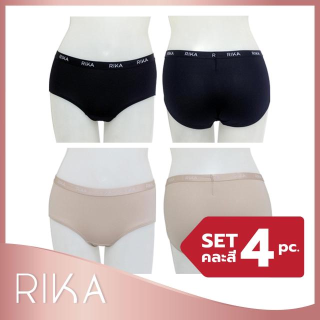 รีวิว RIKA กางเกงใน set 4 ตัว ทรงครึ่งตัว Half Boyleg รุ่นขอบข้างกว้าง เก็บเนื้อด้านข้างสะโพกดี ...