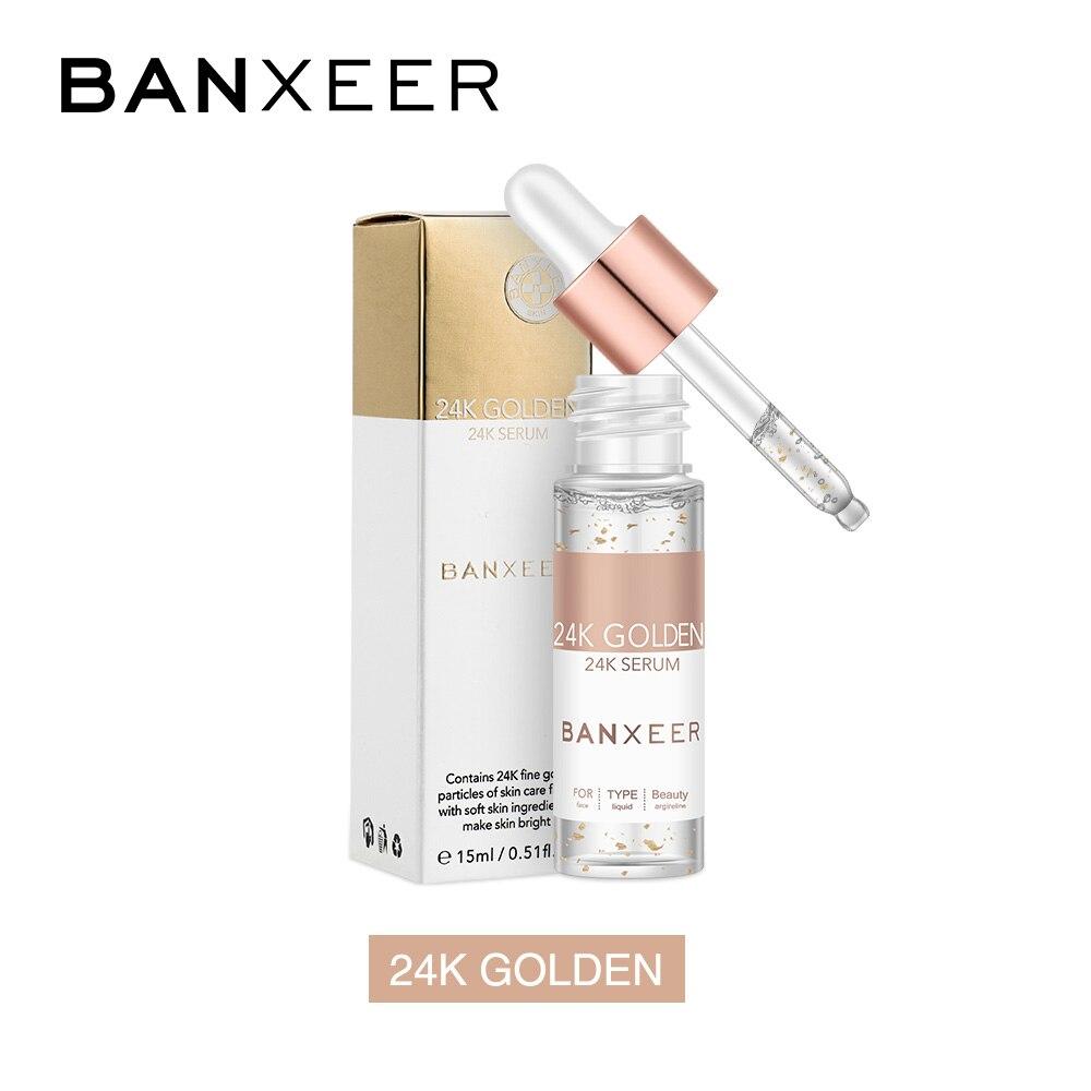 BANXEER 24K Gold Essential 15ml Make Up Base Serum & Essence Skin Care ...