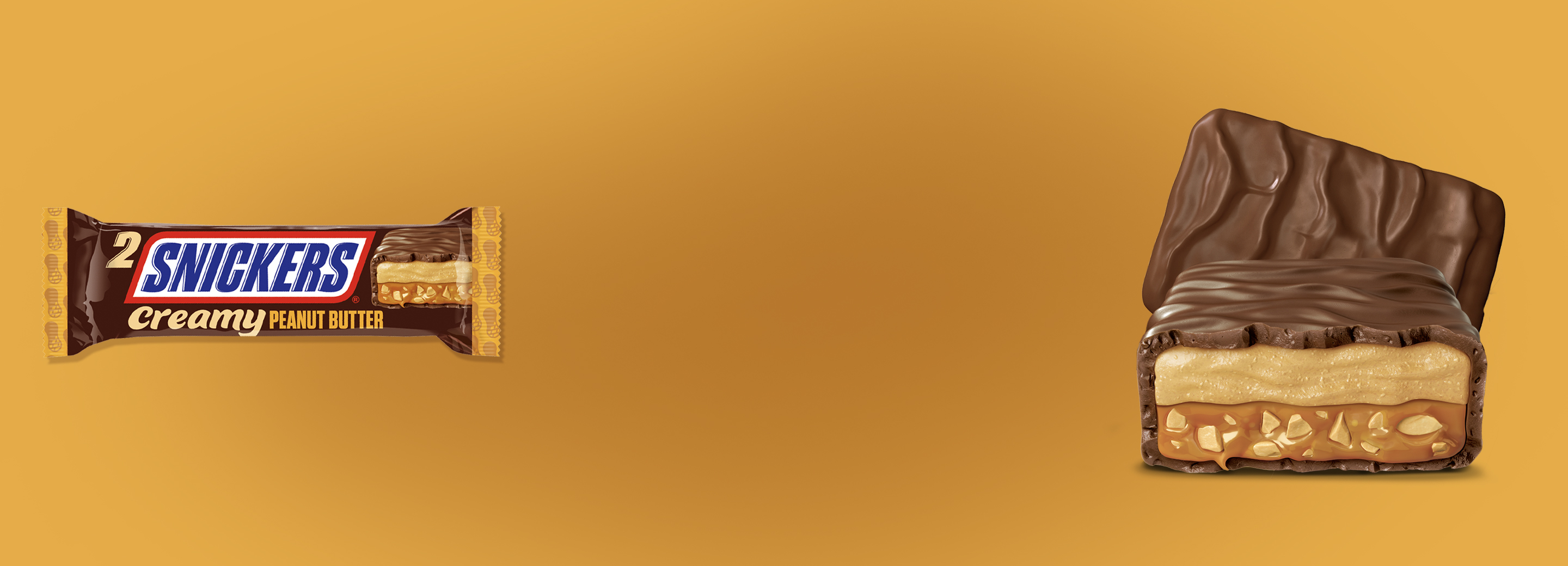 SNICKERS Creamy Peanut Butter Chocolate Duo Bar(น้ำหนัก 146 g) 1 เเพคมี ...