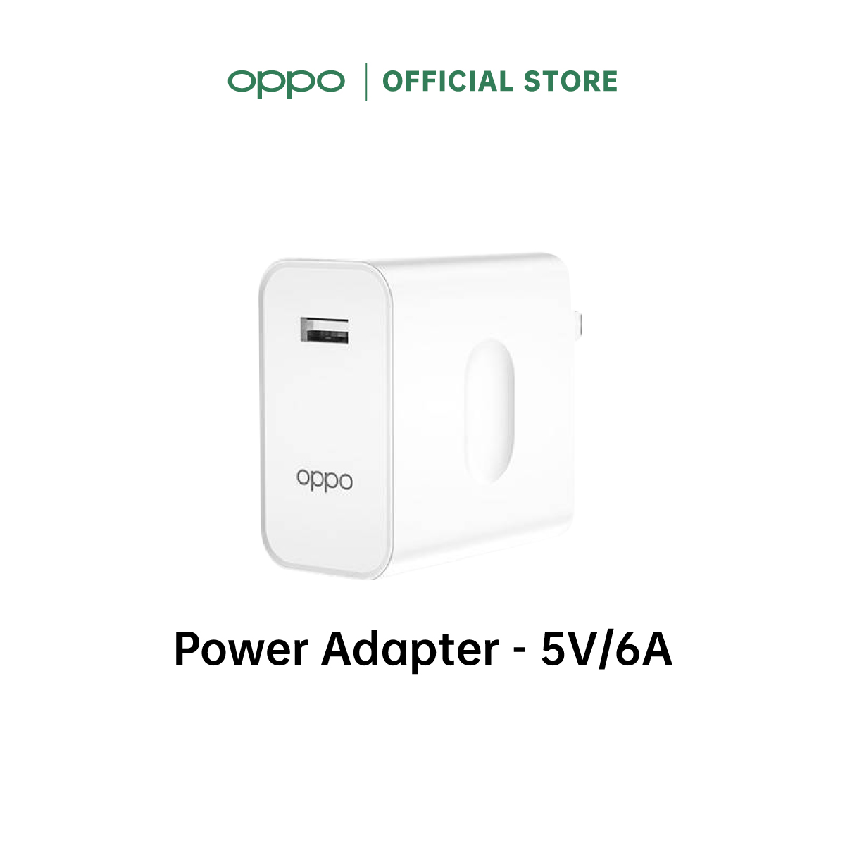 [New] OPPO Power Adapter 5V/6A | หัวชาร์จ OPPO USB-5V6A 30W รับประกัน 6 ...