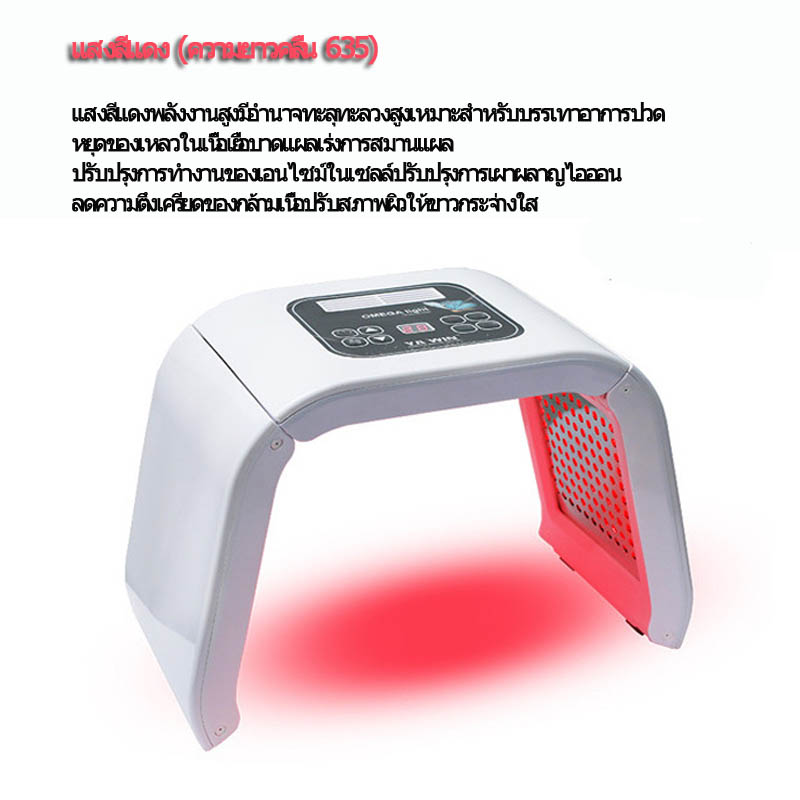PDT LED Light Beauty Photodynamic Lamp Acne Treatment Skin Rejuvenation ...